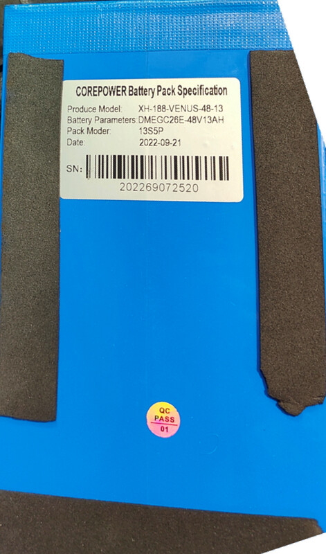 Corepower 48v 13Ah Single / 15.6Ah Dual battery suit G15 Commander ...