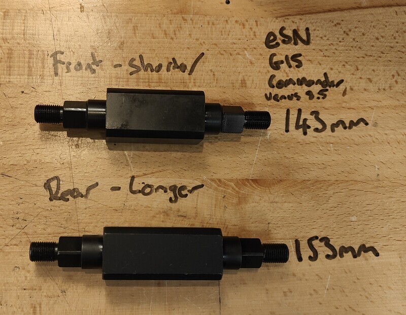 Gspace Venus Shaft, front suspension suit G15 Commander