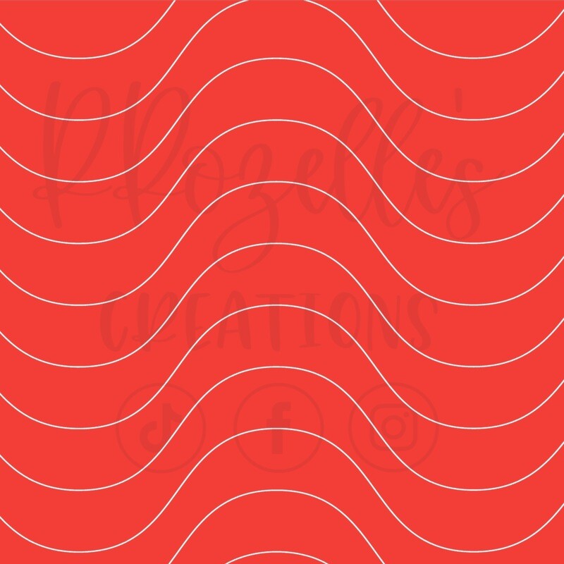 Horizontal Swirls Template
