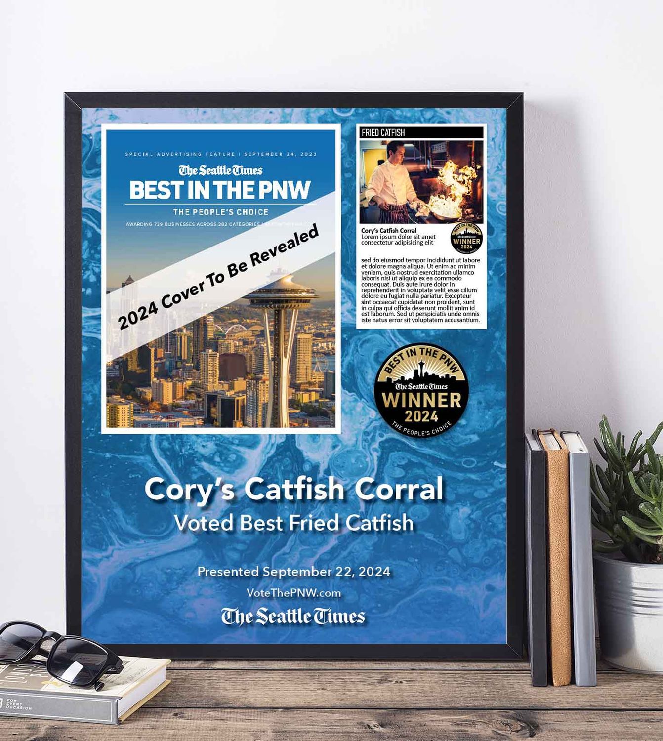 Winner's Cover Premium Plaque