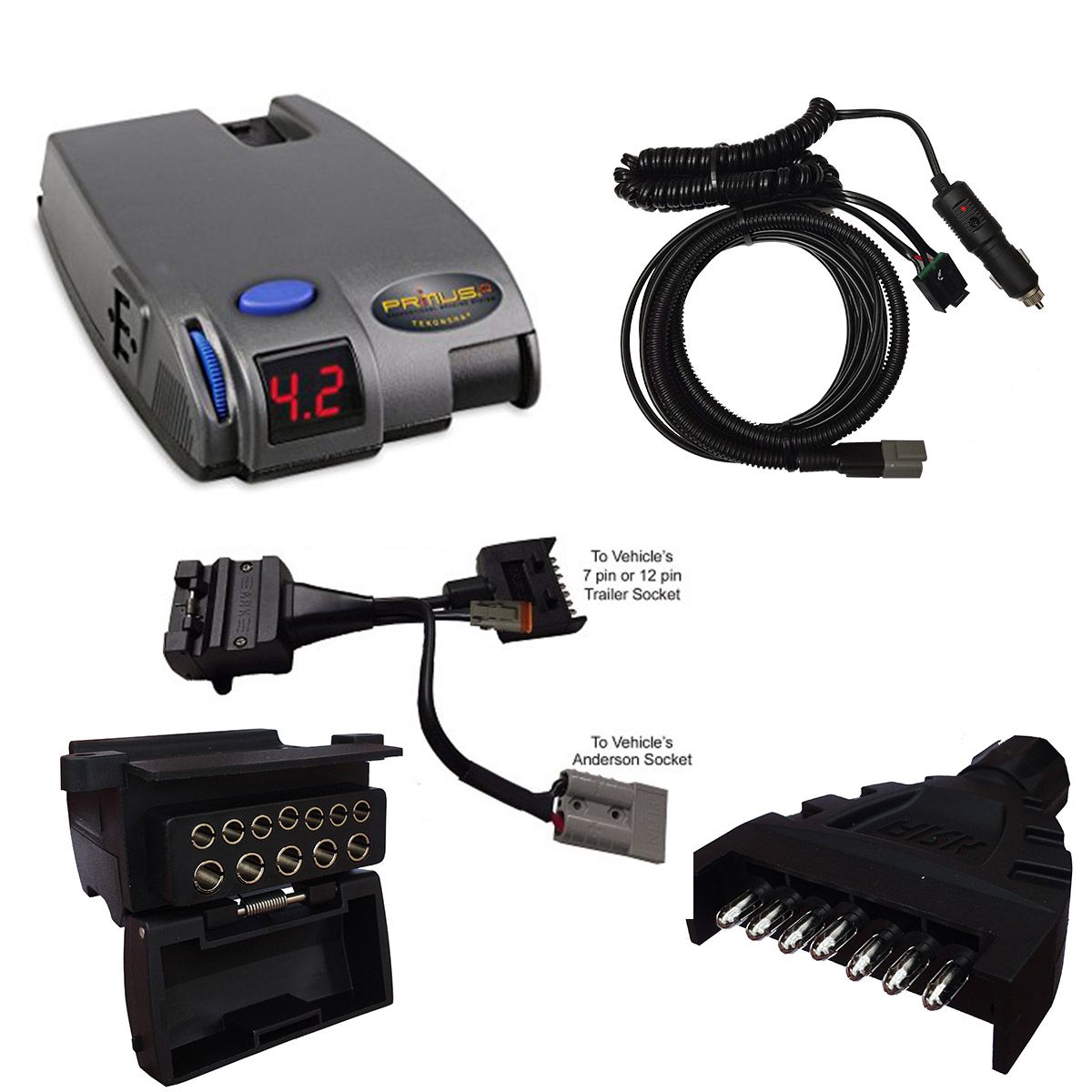 Portable Electric Brake Kit - eBrake IQ with Anderson