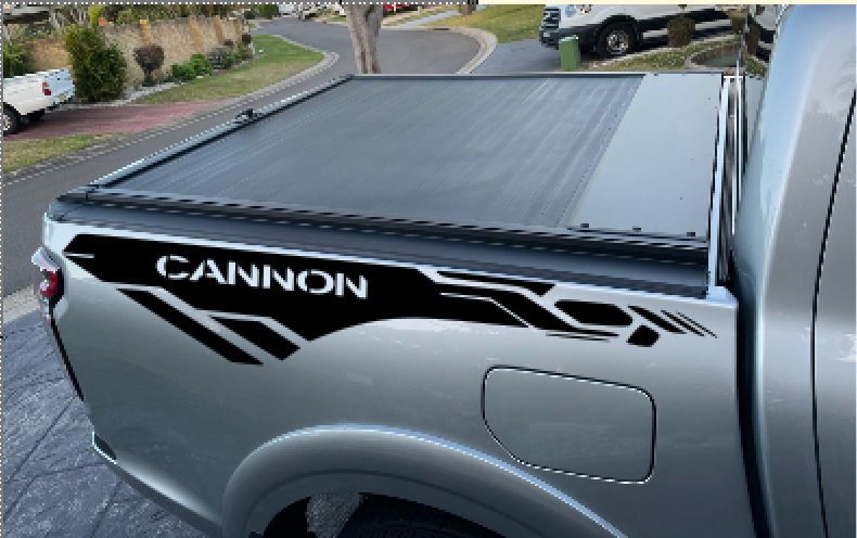 Cannon Tub Decals X 2 (Free Sipping)