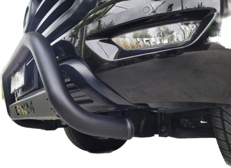 GWM Cannon Nudge bar (Gen II - Loop) Black or Stainless Steel