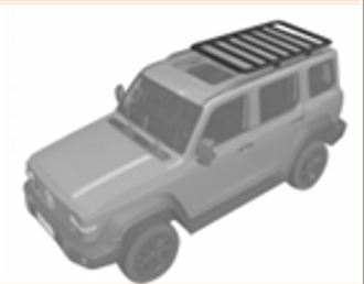 Tank 300 SHORT Roof Platform 146CM X 123CM