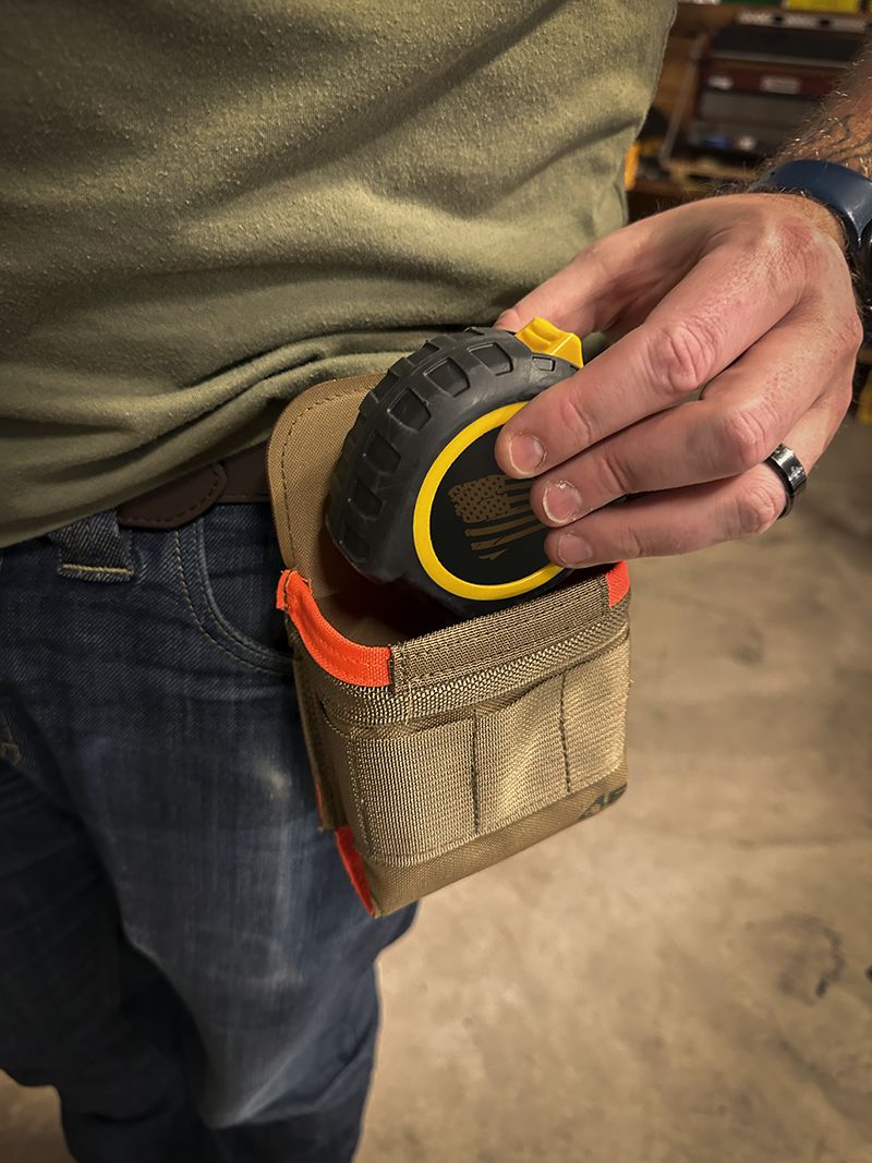 Large Pro-Flex™ Tape Measure Pouch ROTATE/QUICK RELEASE