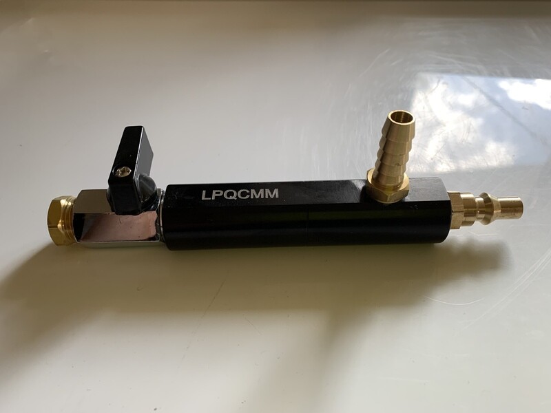RV Liquid Propane Quick Connect Measuring Manifold