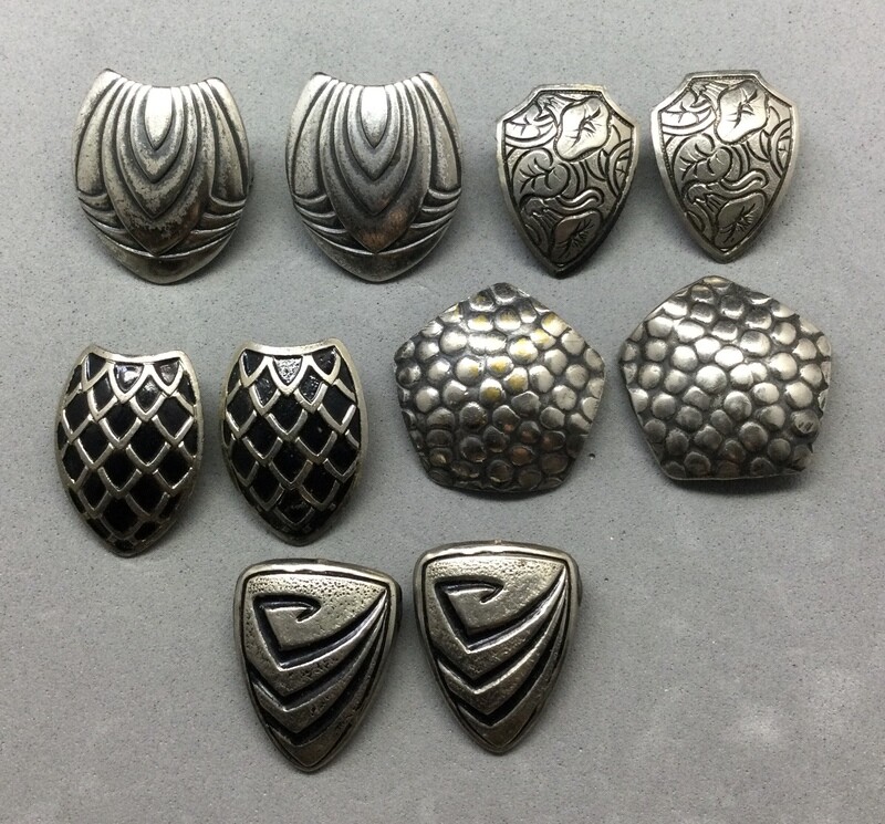 Five Pairs of Shoe Button Covers