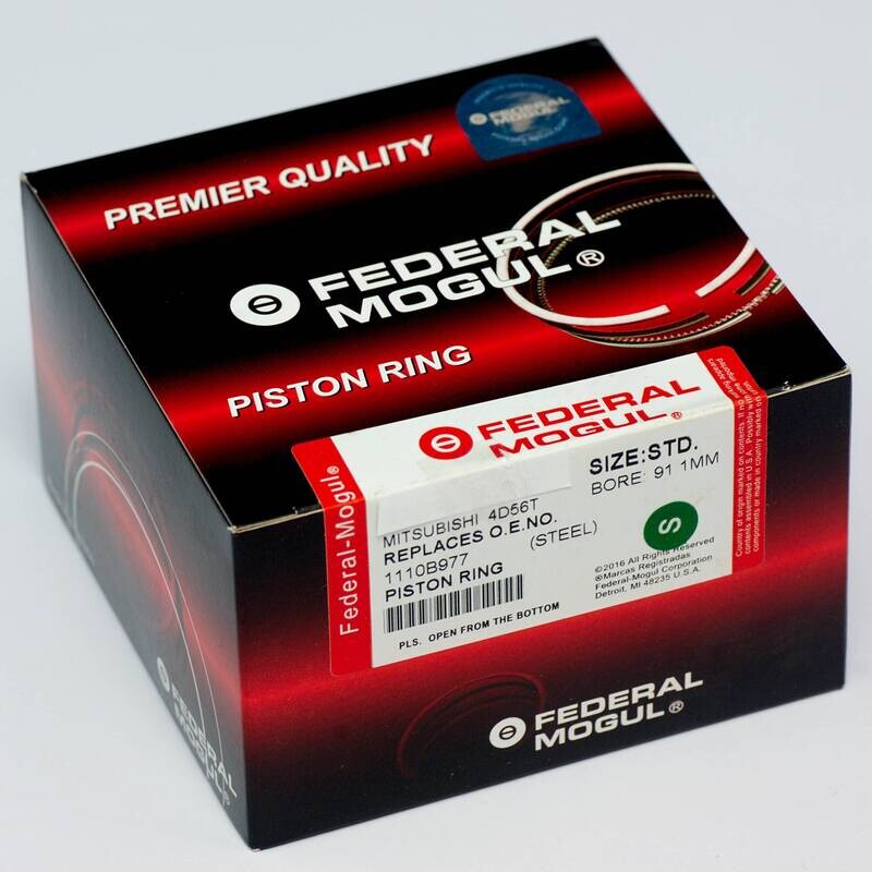 Federal Mogul Piston Ring Set Fits Mitsubishi Triton Strada L200 4D56U