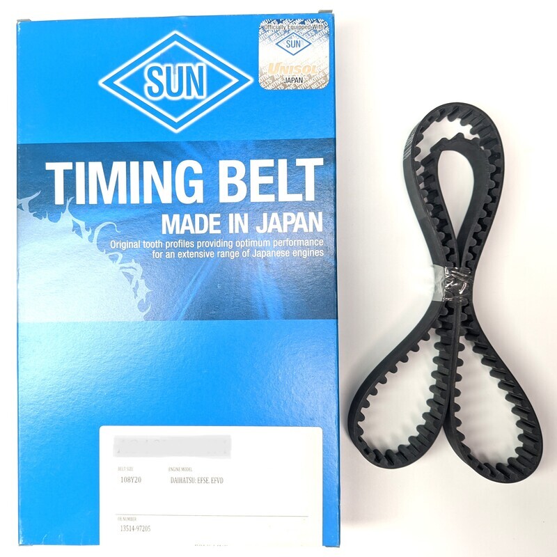 Sun 108x20 mm 108Y20 Timing Belt Fits Daihatsu Move Opti Mira Hijet ...