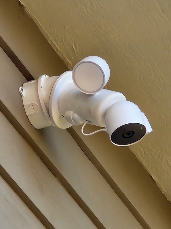 4in Round Electrical Box 45 Degree Adapter Plate for Floodlight Cameras ...