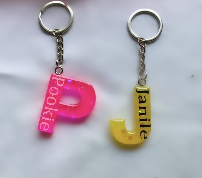 Personalized Alphabet Keychain
