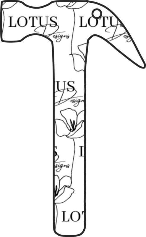 Acrylic Blank Hammer - 50x30x2mm