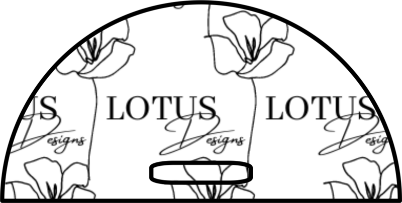 Acrylic Blank Half Circle Tag - 150x50x2mm