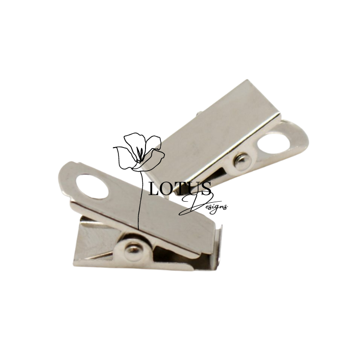 Name Tag Clip- 50 Pack