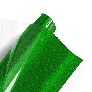 Green Glitter Heat Transfer Vinyl- 1m