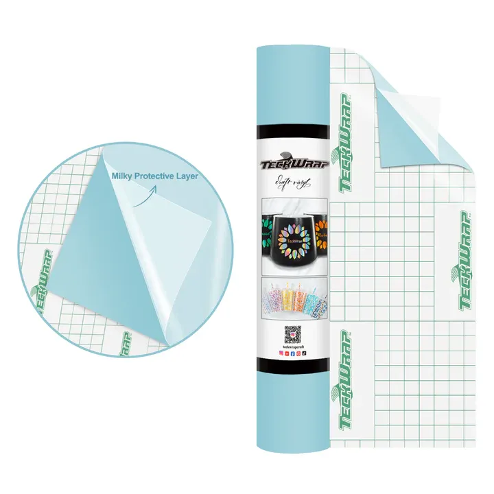 TeckWrap 001M Series Craft Vinyl (matte)- Powder Blue