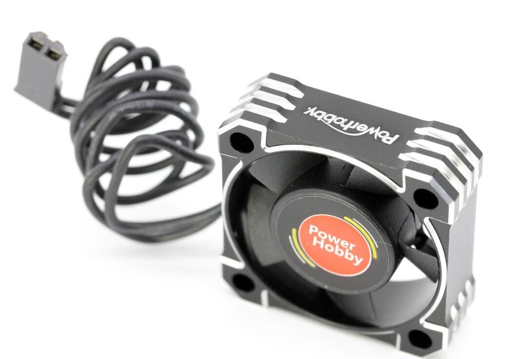 Powerhobby 30mm Aluminum Tornado High Speed HV RC Cooling Fan PHF3030-Black