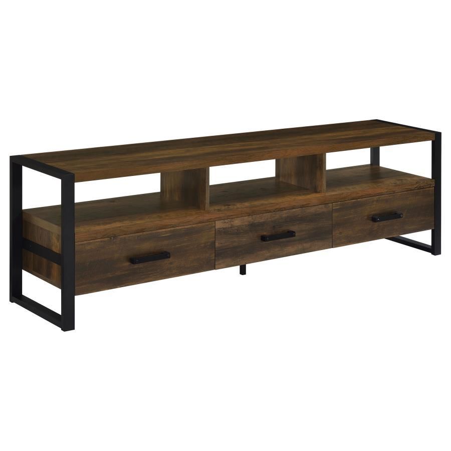 James - TV Stand - Dark Pine