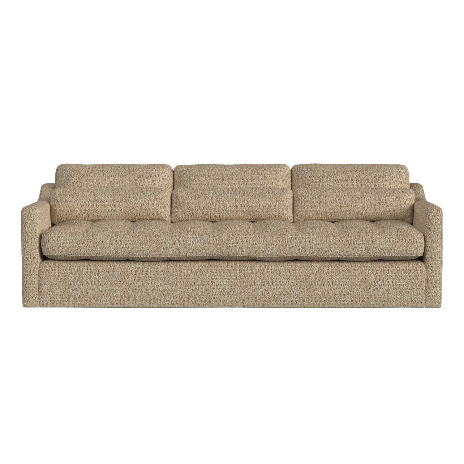 Slope - Sofa - Knubby Brown Rice