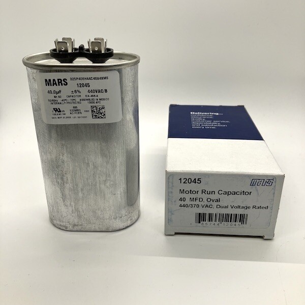 12045 Mars Motor Run Capacitor 40MFD 440VAC