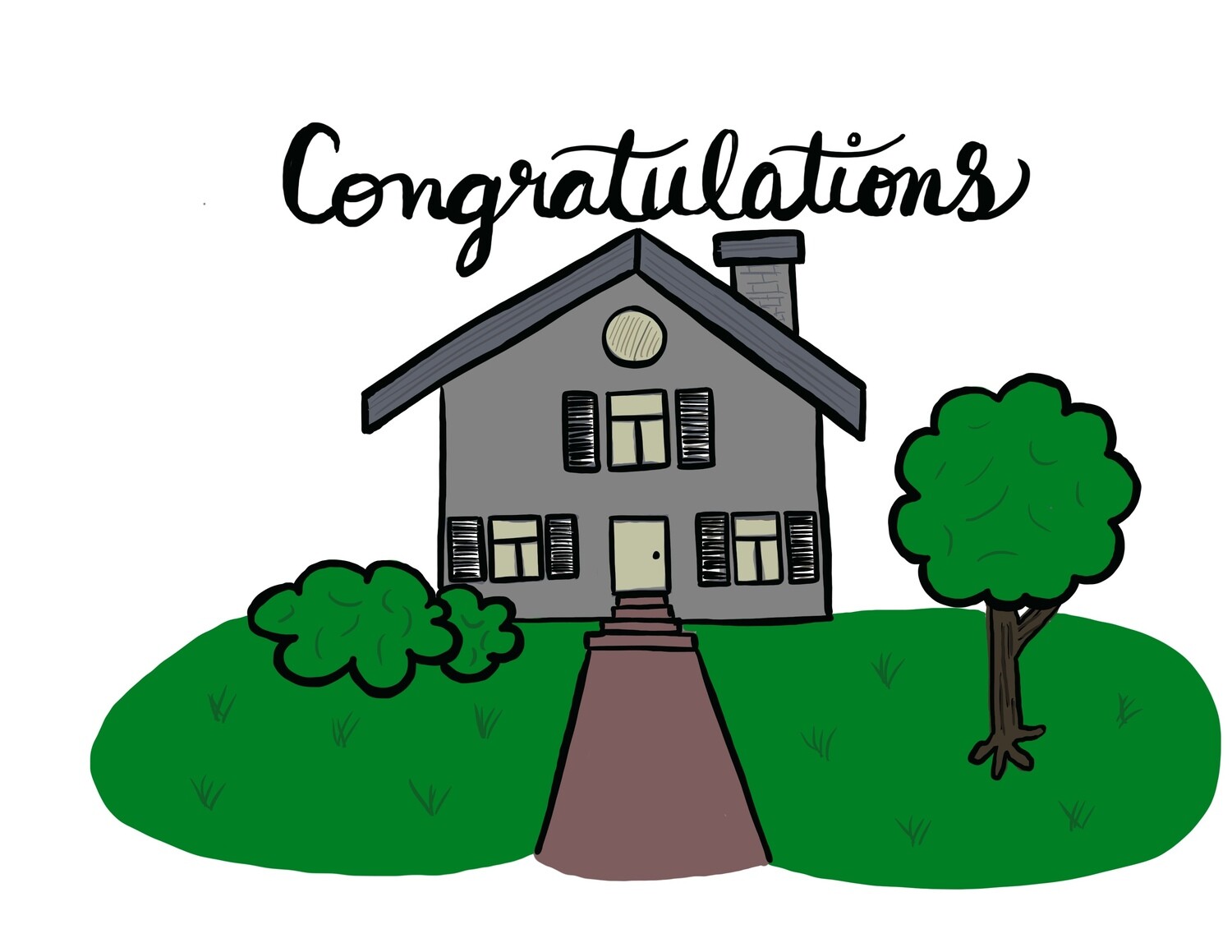 Congratulations New Home Clip Art