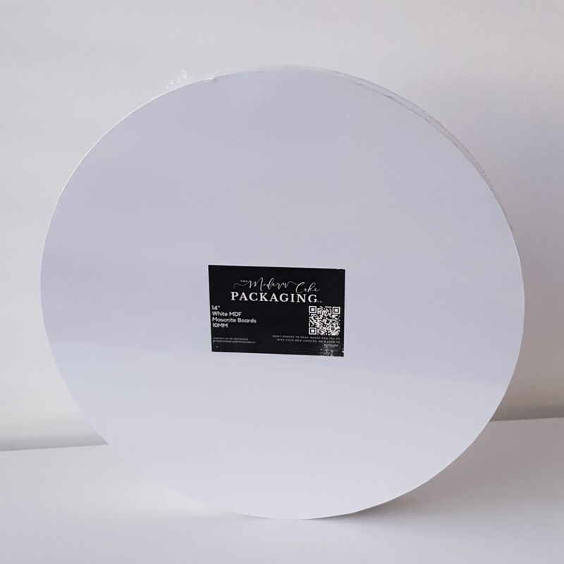 14" Premium White Masonite Round Board 10mm