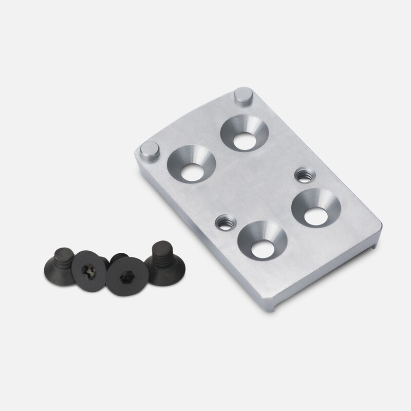 SAS II TAC Trijicon Adapter plate kit Silver