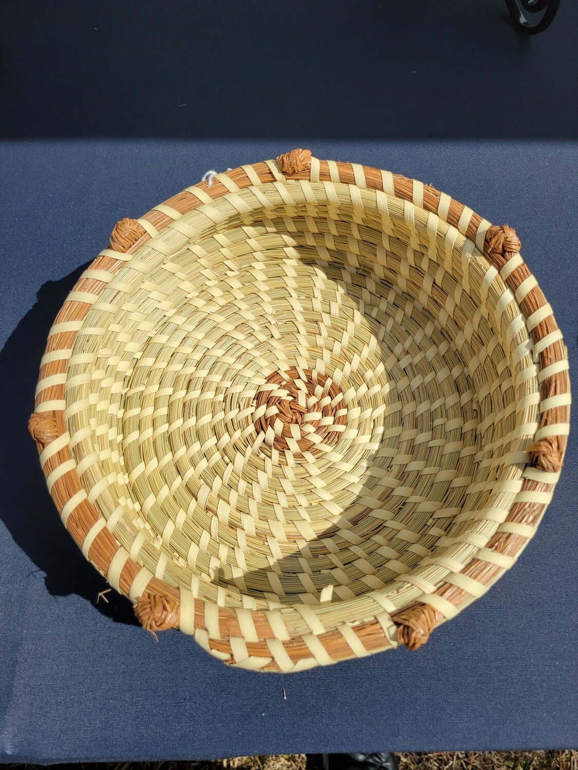 Handmade Sweetgrass Basket - Large