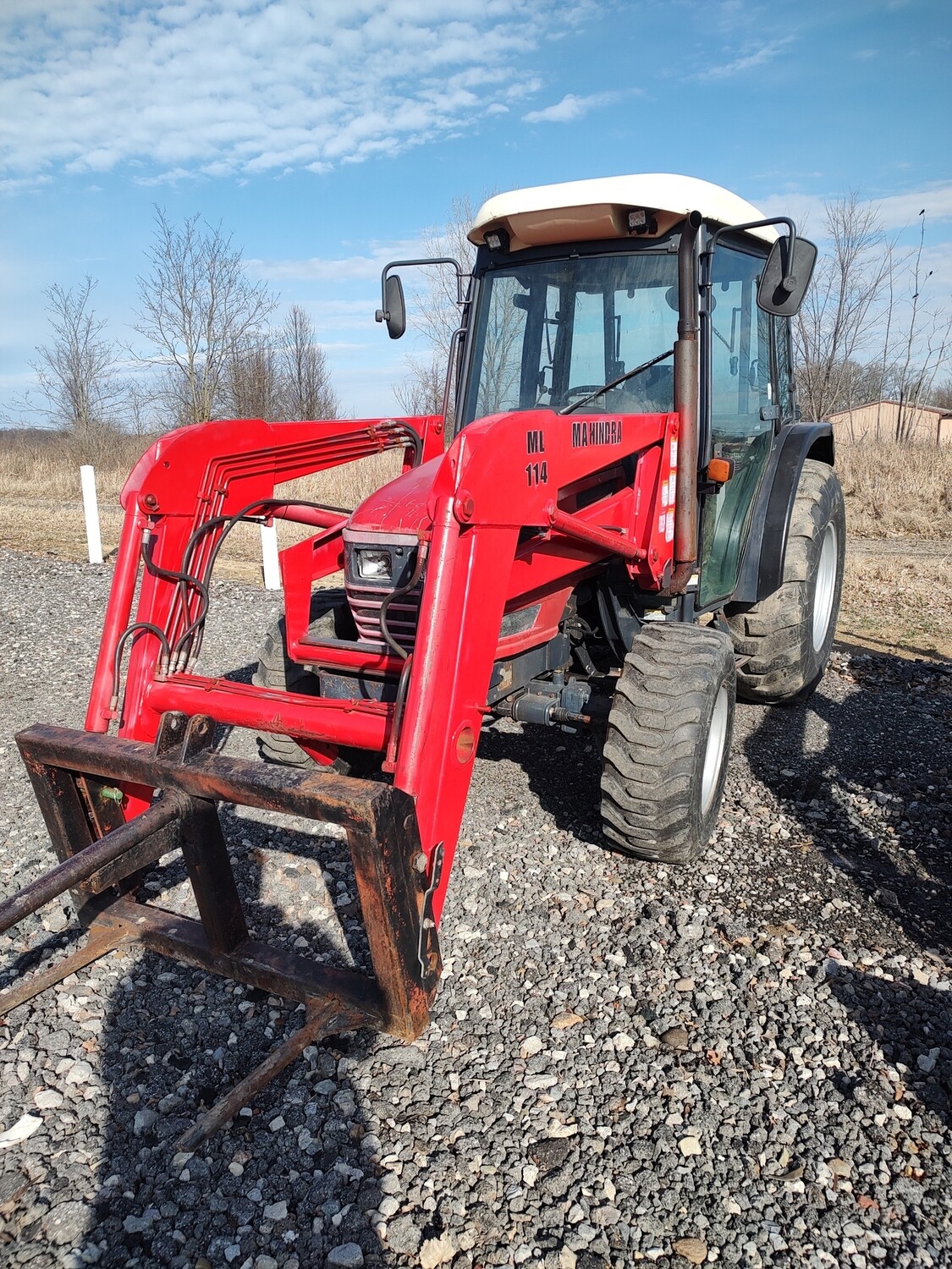 2004 MAHINDRA 4510 4X4 LOADER TRACTOR W/ CAB