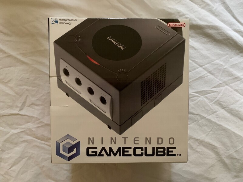 Nintendo Gamecube Black Console Box