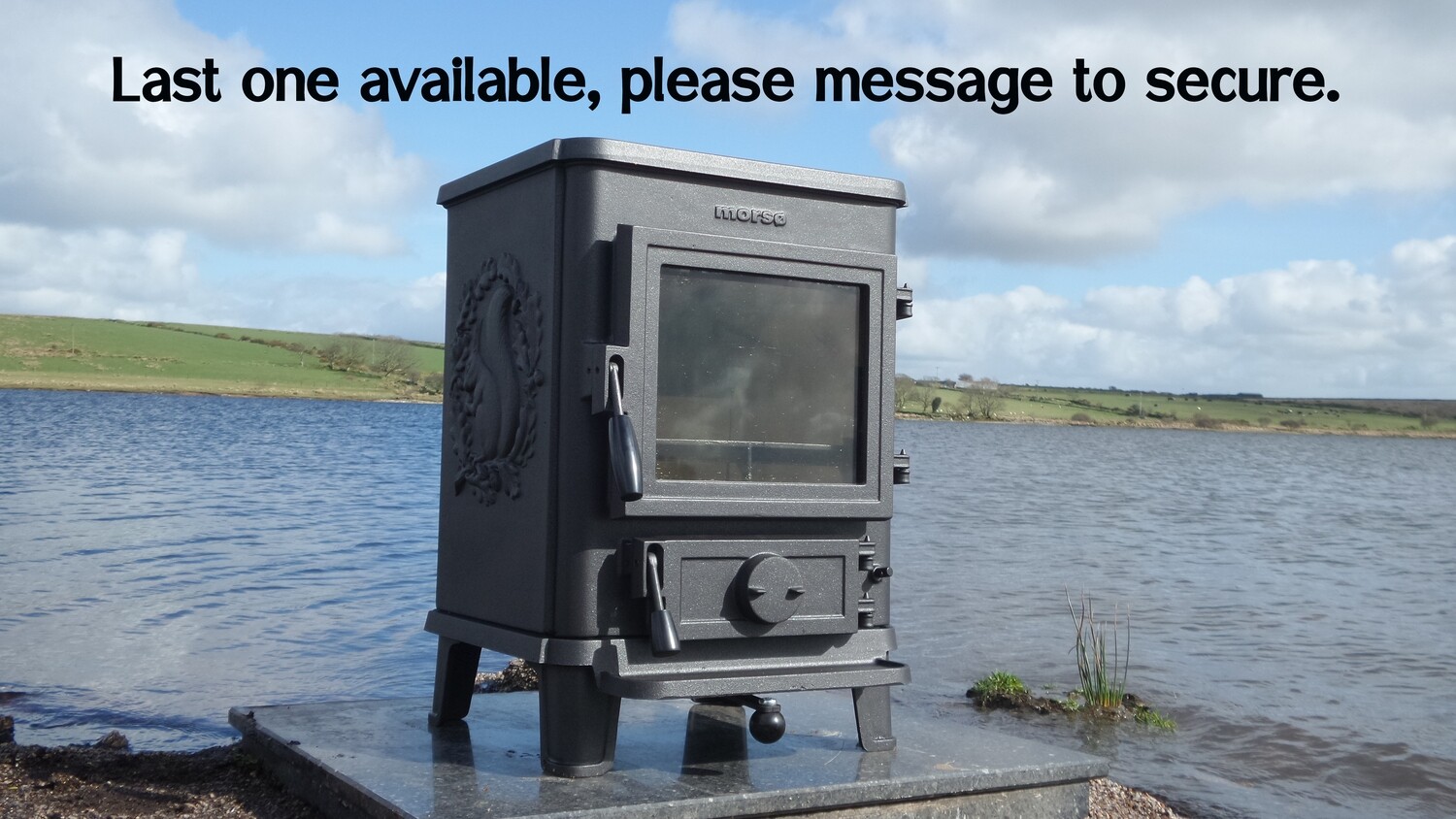 Morso Squirrel 1410 or 1430 Stove fitted with Brand New Genuine Morso ...