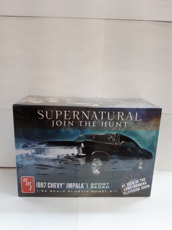 1967 CHEVY IMPALA SUPERNATURAL TV SERIES MODEL KIT, AMT1124