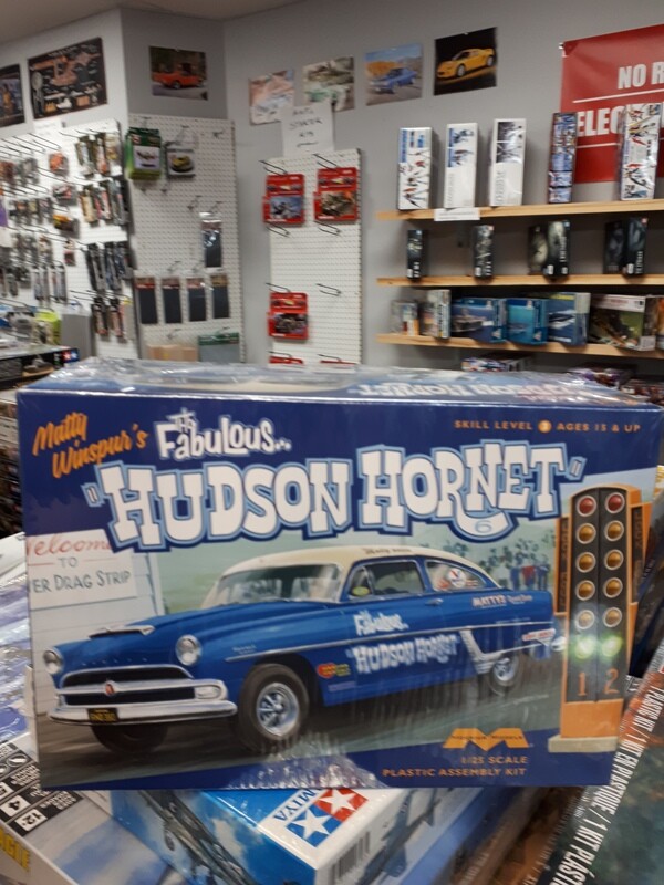 MATTY WINSPUR'S HUDSON HORNET MODEL KIT, MOEBIUS 1219