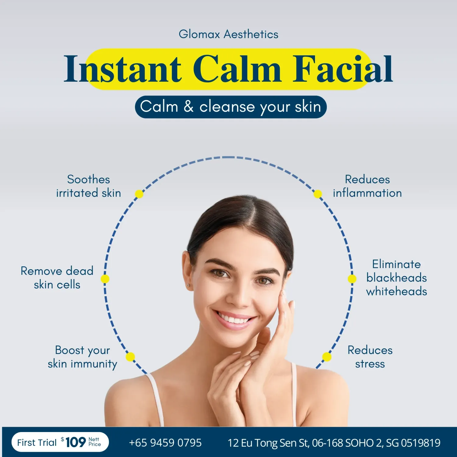Instant Calm Facial for sensitive skin | Soothing & Calm