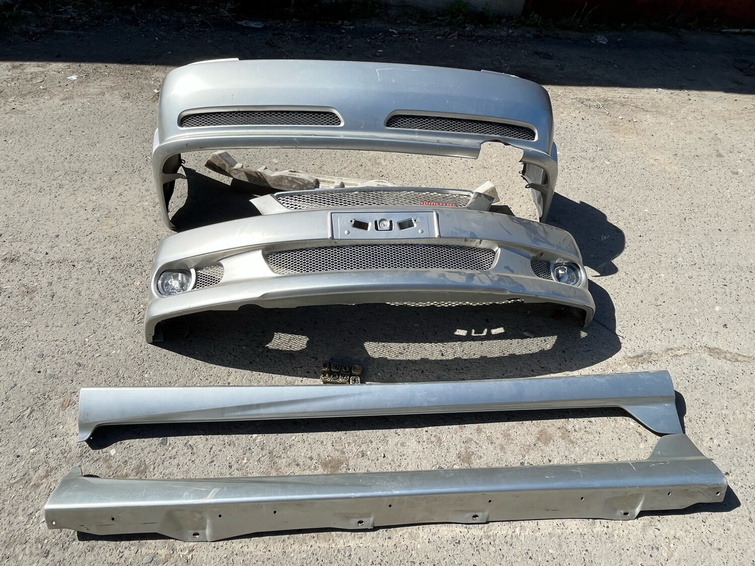 Qualitat modelista body kit Lexus IS200 IS300 Plastic bumper sides skirts