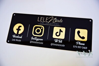 Social Media Signs – Store – NVS Printing