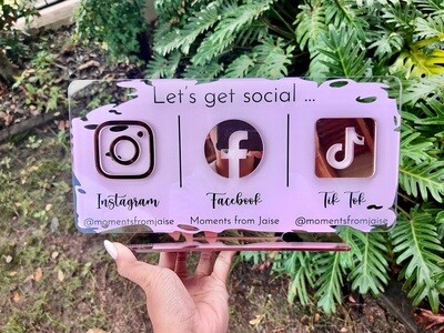 Social Media Signs – NVS Printing – Custom Business Sign | Custom Gifts ...