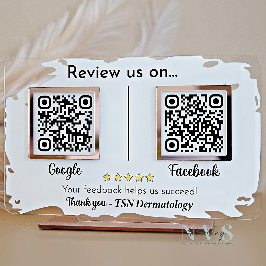 Business QR code Review Sign, Google review, Facebook Review – Payment ...