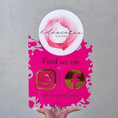 Social Media Signs – Store – NVS Printing