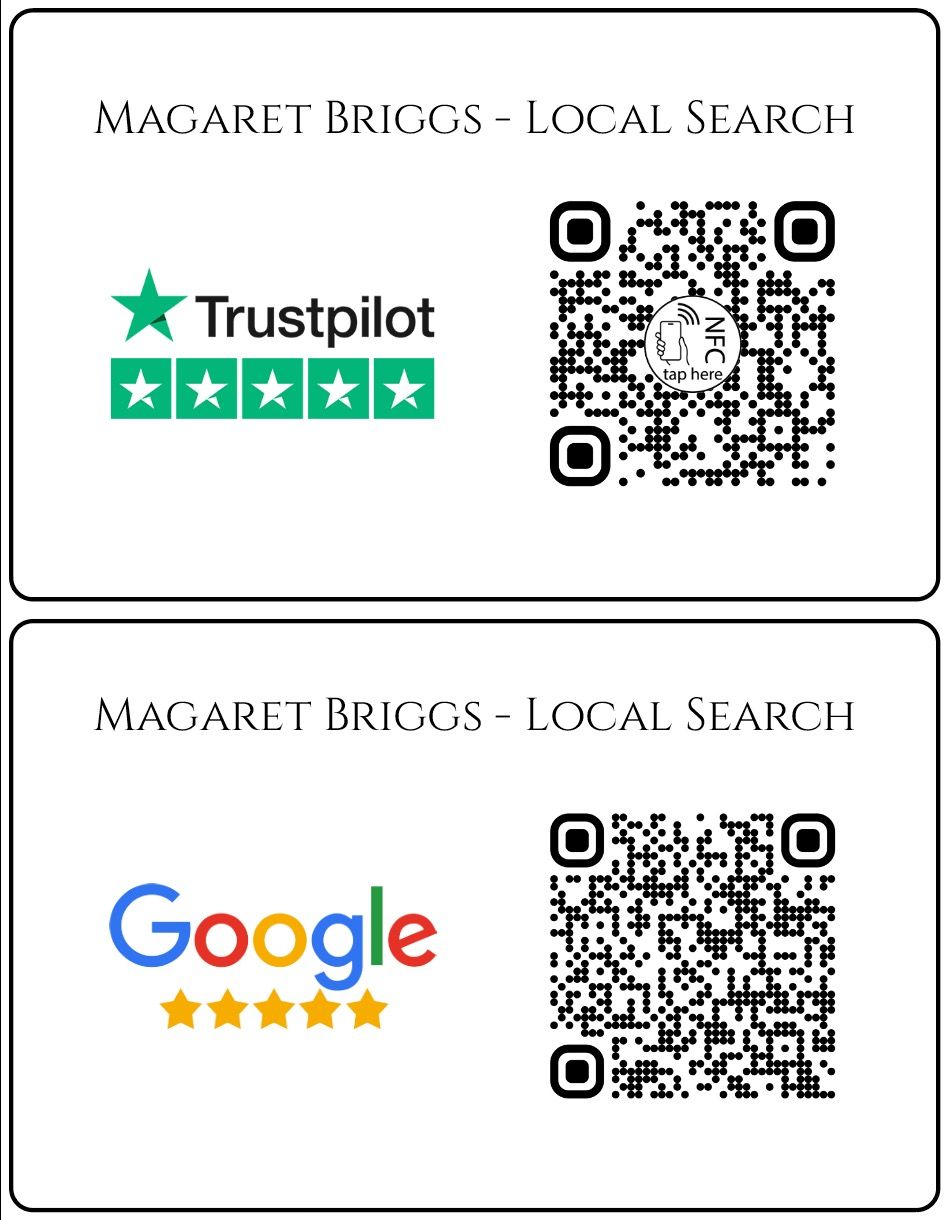 Personalised Smart Business card, QR code Simple Business Card, NFC ...