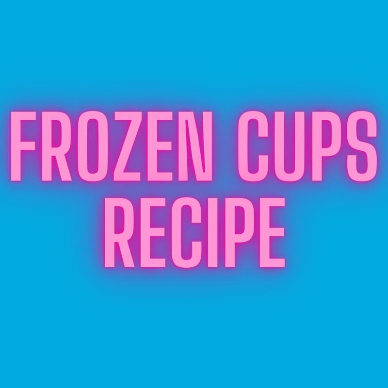 Frozen cups recipe