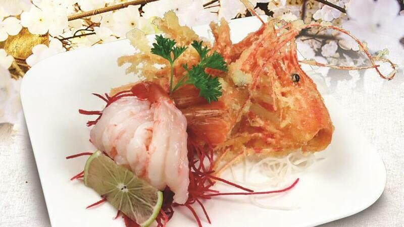 Spot Prawn Sashimi