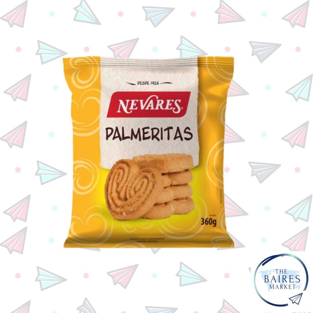 Galletas Dulces Palmeritas, Nevares, 360 g / 12,70 oz