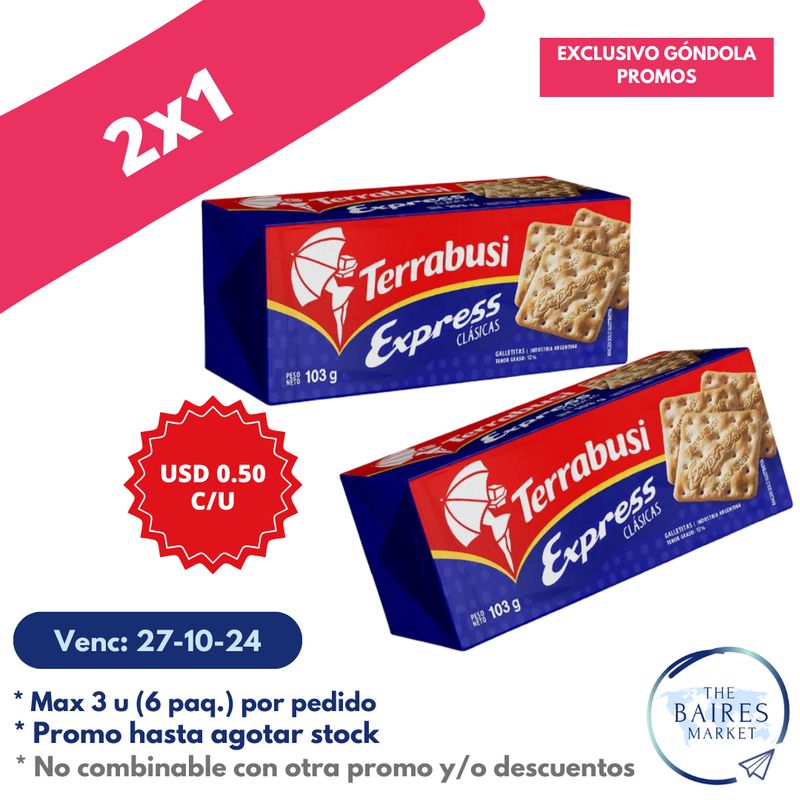 Galletitas Express x 2 u