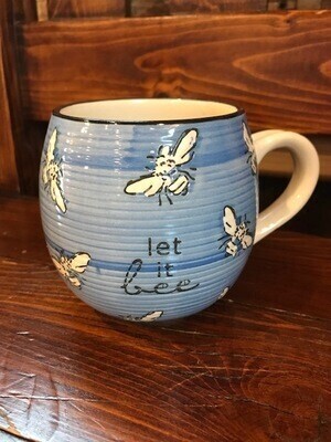 Blue Fiona Bee Mug – Store – BeeWeaver Honey Farm