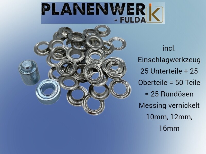 Befestigung Plane Mit Rundosen