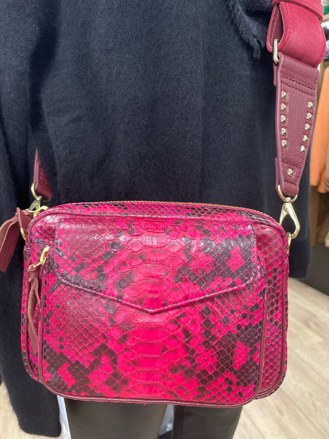 SAC CHARLY PYTHON MEDUIM CLARIS VIROT