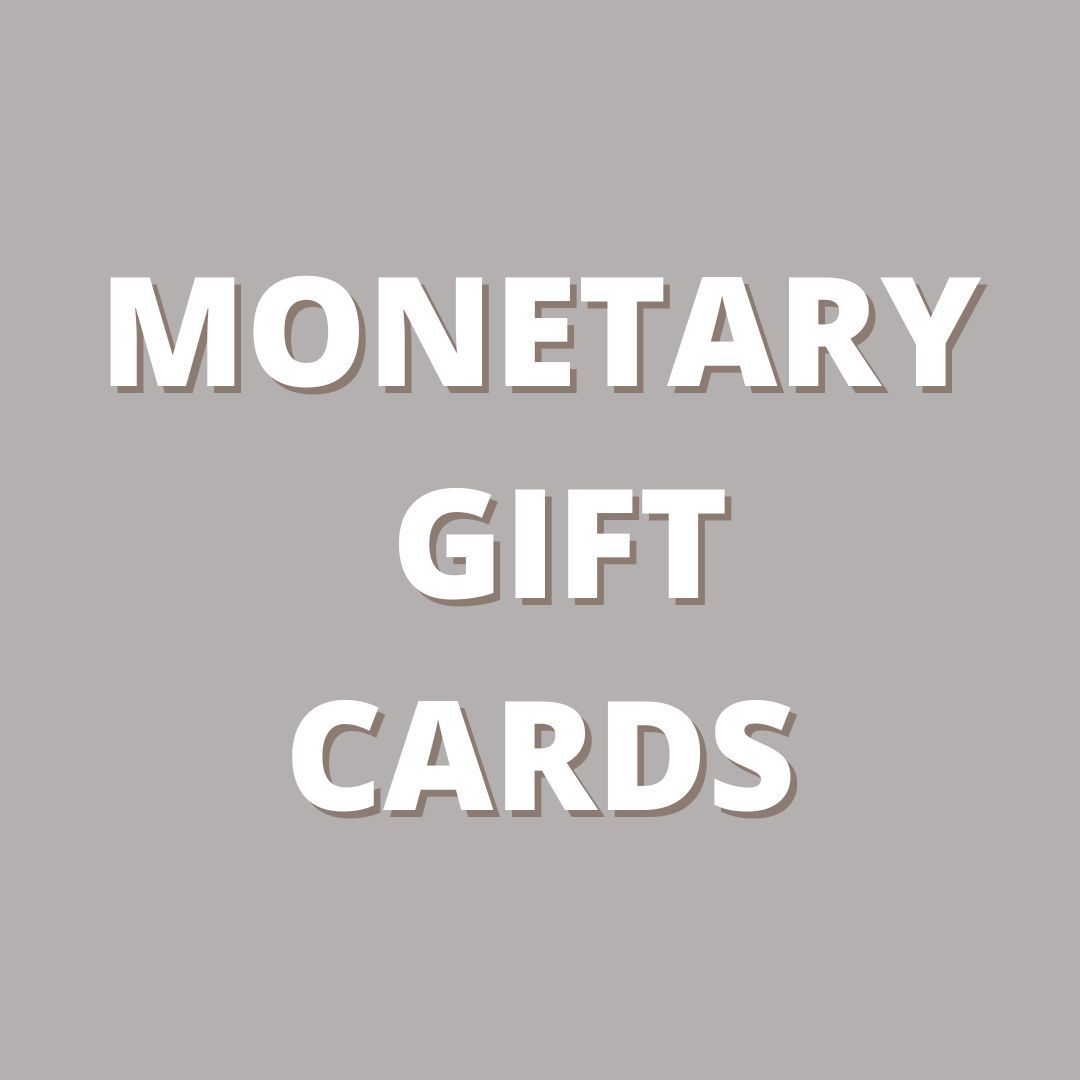 Monetary Gift Cards