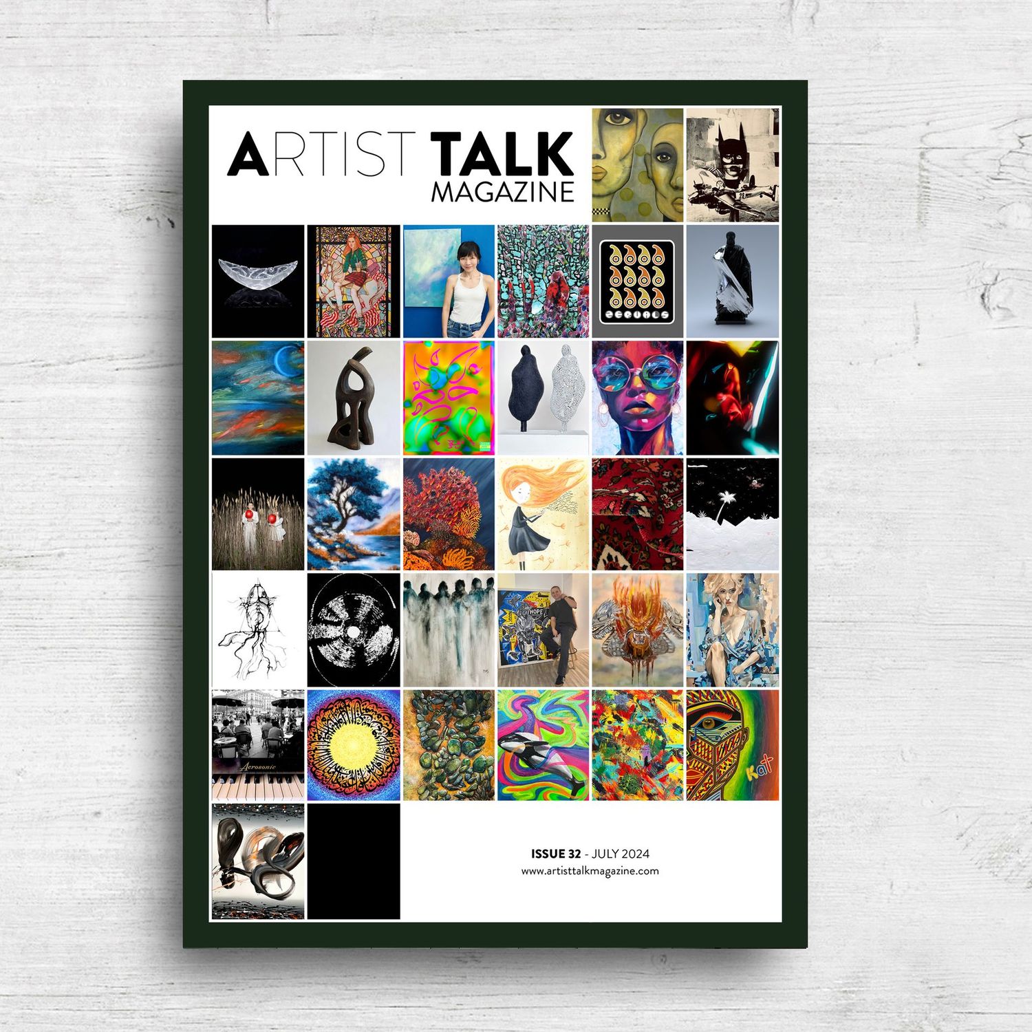 Issue 32 - Artist Talk Magazine Thursday 25th July 2024 (Europe Economy)