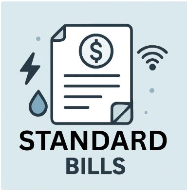 Standard Bill | Editable PDF Template